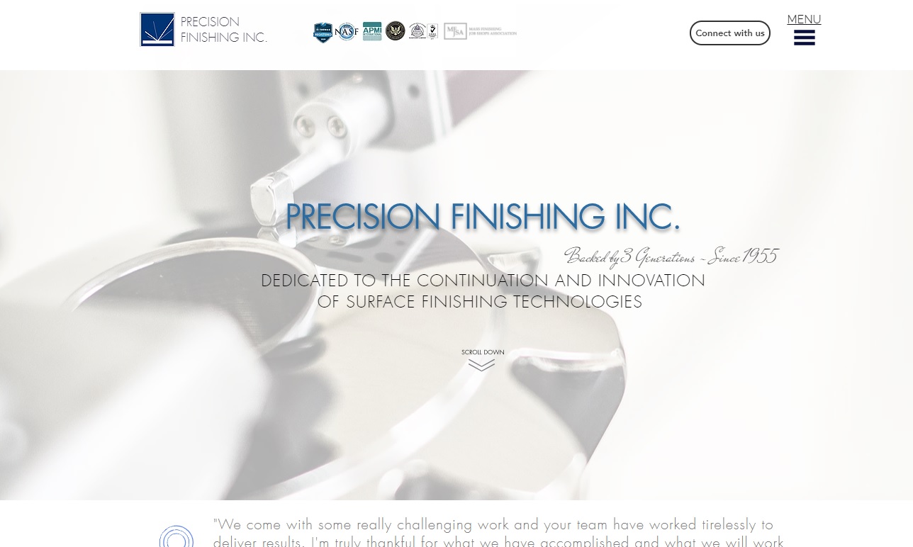 Precision Finishing, Inc. | SELLERSVILLE | Deburring Machinery