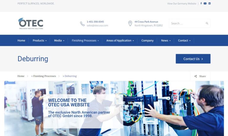 Otec USA Inc. | Deburring Machinery